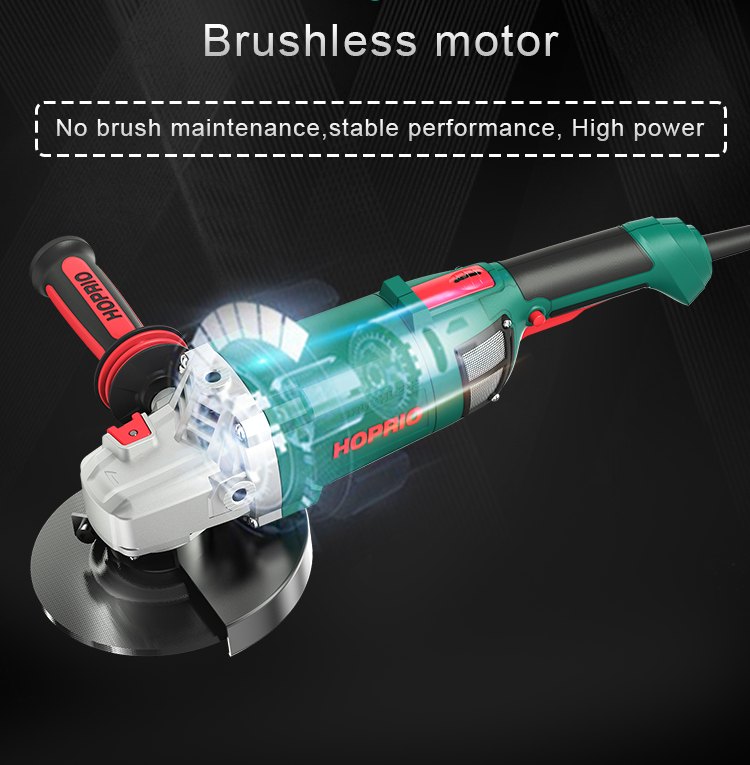 Buy Wholesale China Hoprio 9 Inch 2600w Brushless Angle Grinder & Angle ...