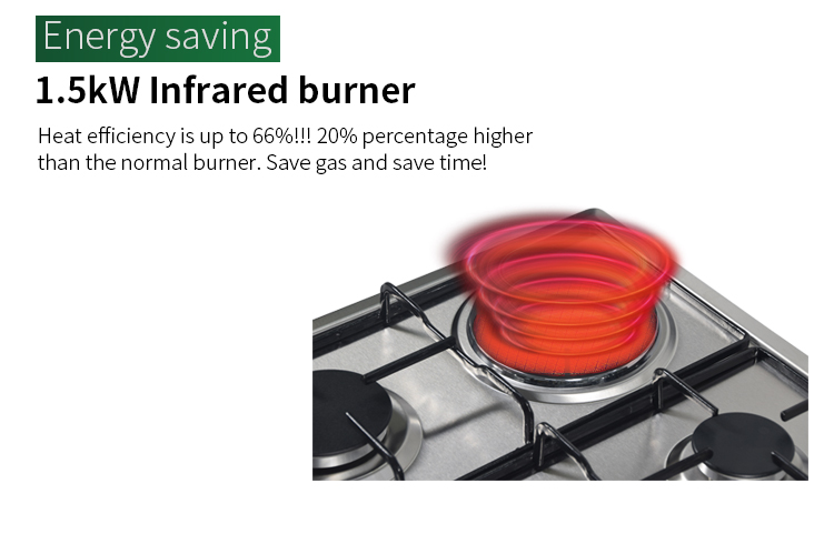 3 Burner Gas And 1 Hot Plate Gas Cooktop Ceramic Plate Cooking Hob Best ...