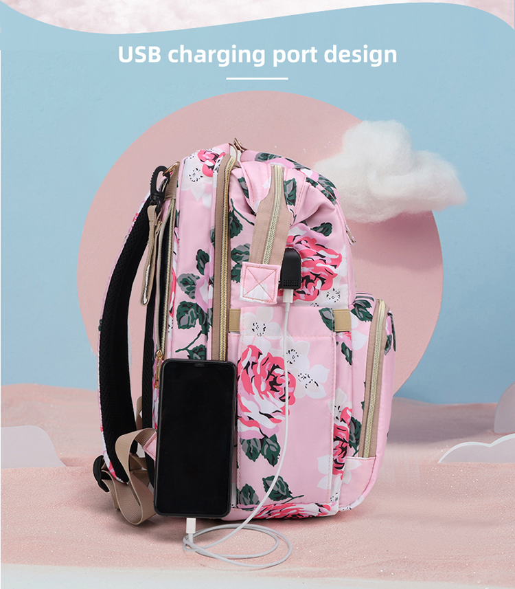 Custom Stroller Organizer Nappy Wet Bag 3 In 1 Baby Mosquito Net ...