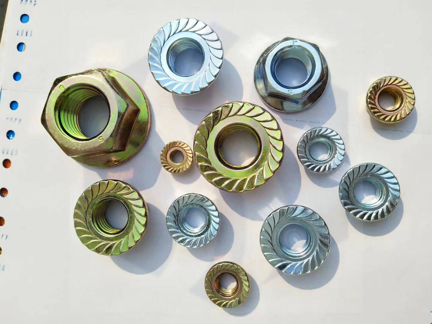 Buy Wholesale China Zinc Plated Grade A 7/16 Unf Astm563 Hex Flange ...