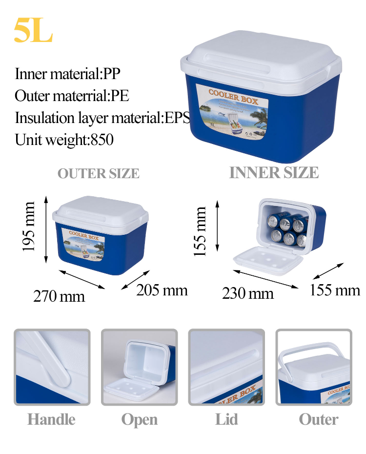 Buy Standard Quality China Wholesale 5l 13l 27l 45l Cooler Box Sets Use ...