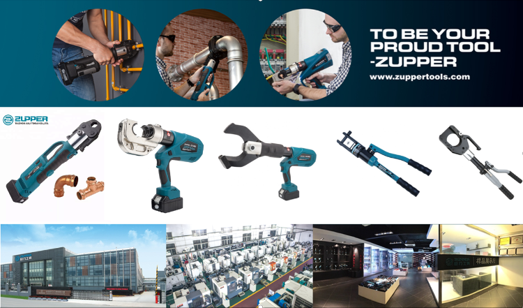 Zupper Pz-3240 Battery Powered Professional Compression Pipe Press ...