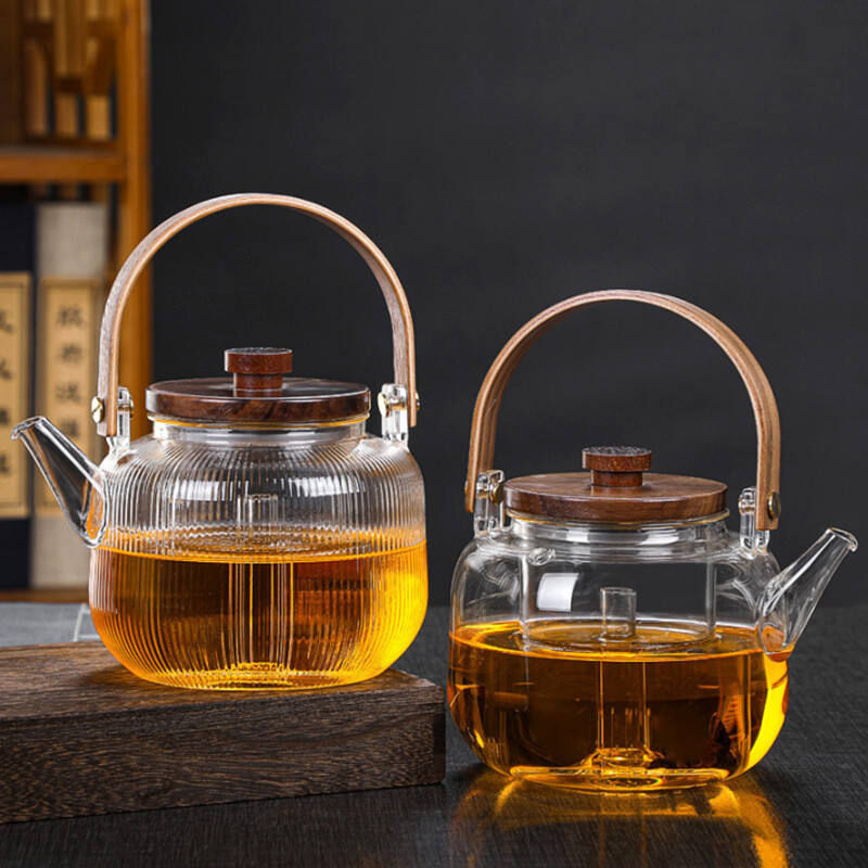 Buy Wholesale China New Transparent And Hammered Glass Teapot With ...