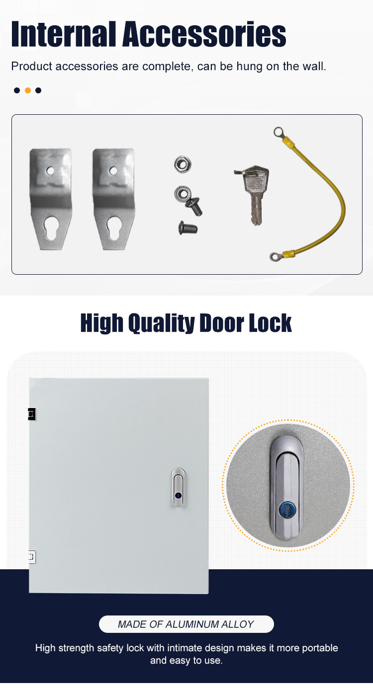 Durable Stainless Steel Enclosure Lockable Cabinet Different Depth ...