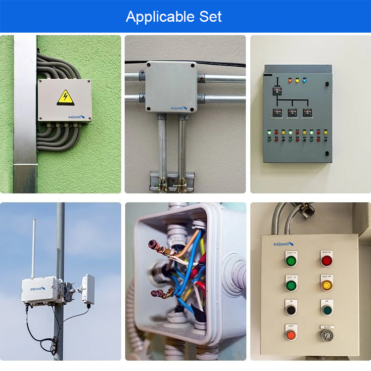 Outdoor Waterproof Box Ip66 Plastic Electric Meter Box Custom Wall ...