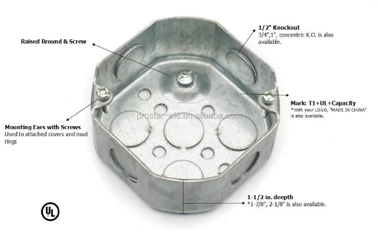 4" Octagon Junction Box Drawn Type - China Wholesale Octagon Box $0.19 ...