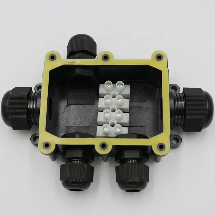 5way Plastic Electrical Cable Ip68 Weatherproof Junction Box With ...