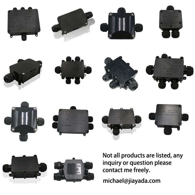 5way Plastic Electrical Cable Ip68 Weatherproof Junction Box With ...