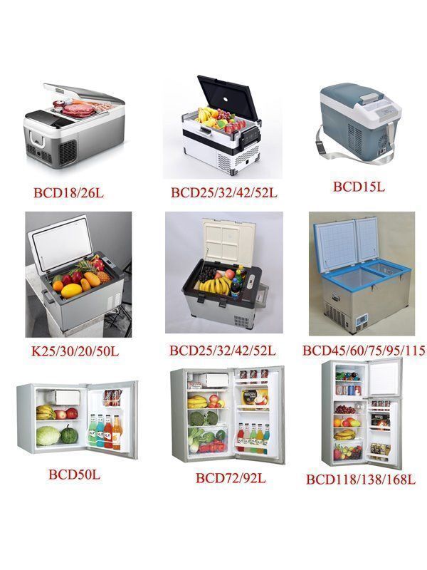 30l 40l 50l Dc 12/24v Compressor Car Fridge Portable Deep Freezer For ...