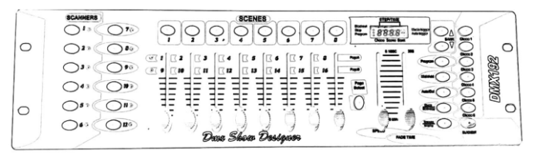 New 1921/1922 Stage Beam Ktv Dmx512 Console Lighting Master Dimmer Controller Dmx Console ...