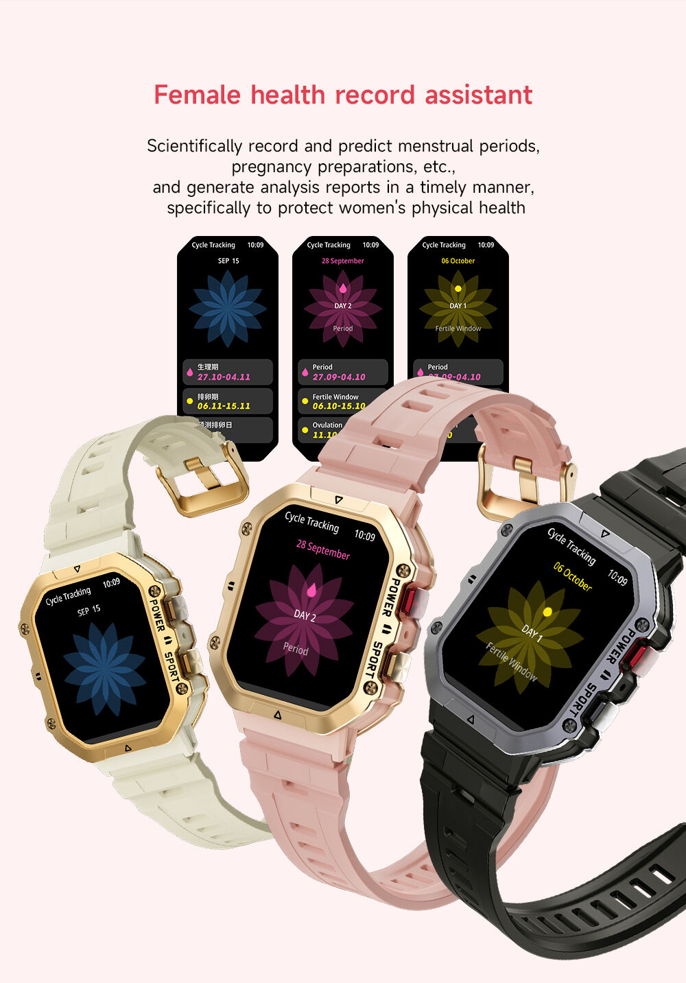 Buy Wholesale China Women Sport Smart Watch High Quality 1.65 Amoled ...