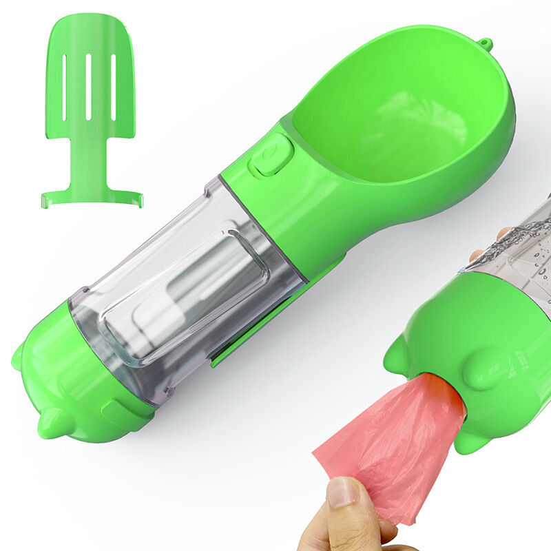3 In 1 Dog Water Bottle Cat Accessories Pet Supplies With Poop Shovel ...
