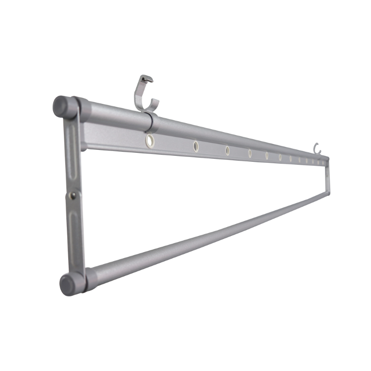 High Quality Silver Color Aluminum Material Single Pole Hand Lift ...