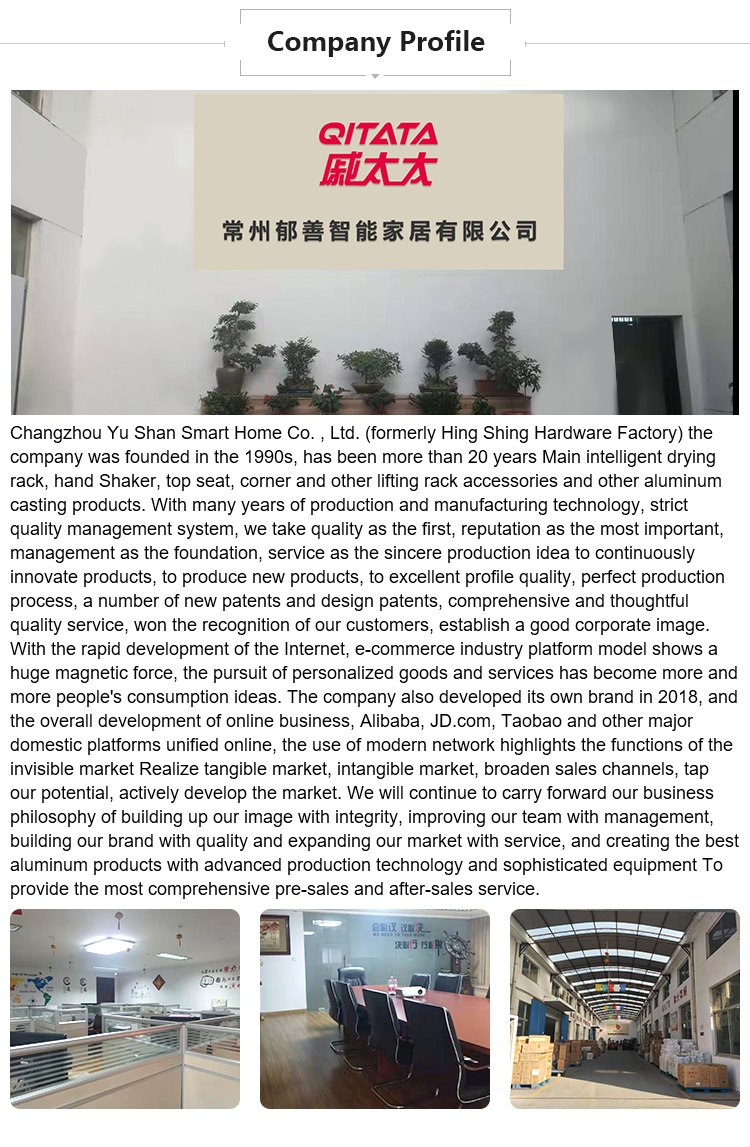 High Quality Silver Color Aluminum Material Single Pole Hand Lift ...