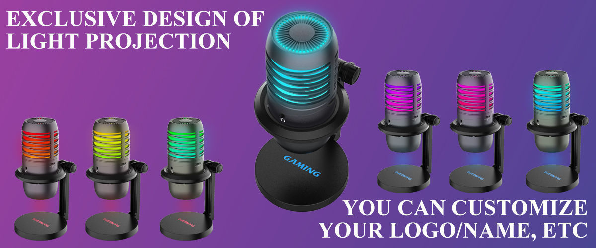 Buy Wholesale China Cardiod Desktop Microphone For Pc ,rgb Gaming ...
