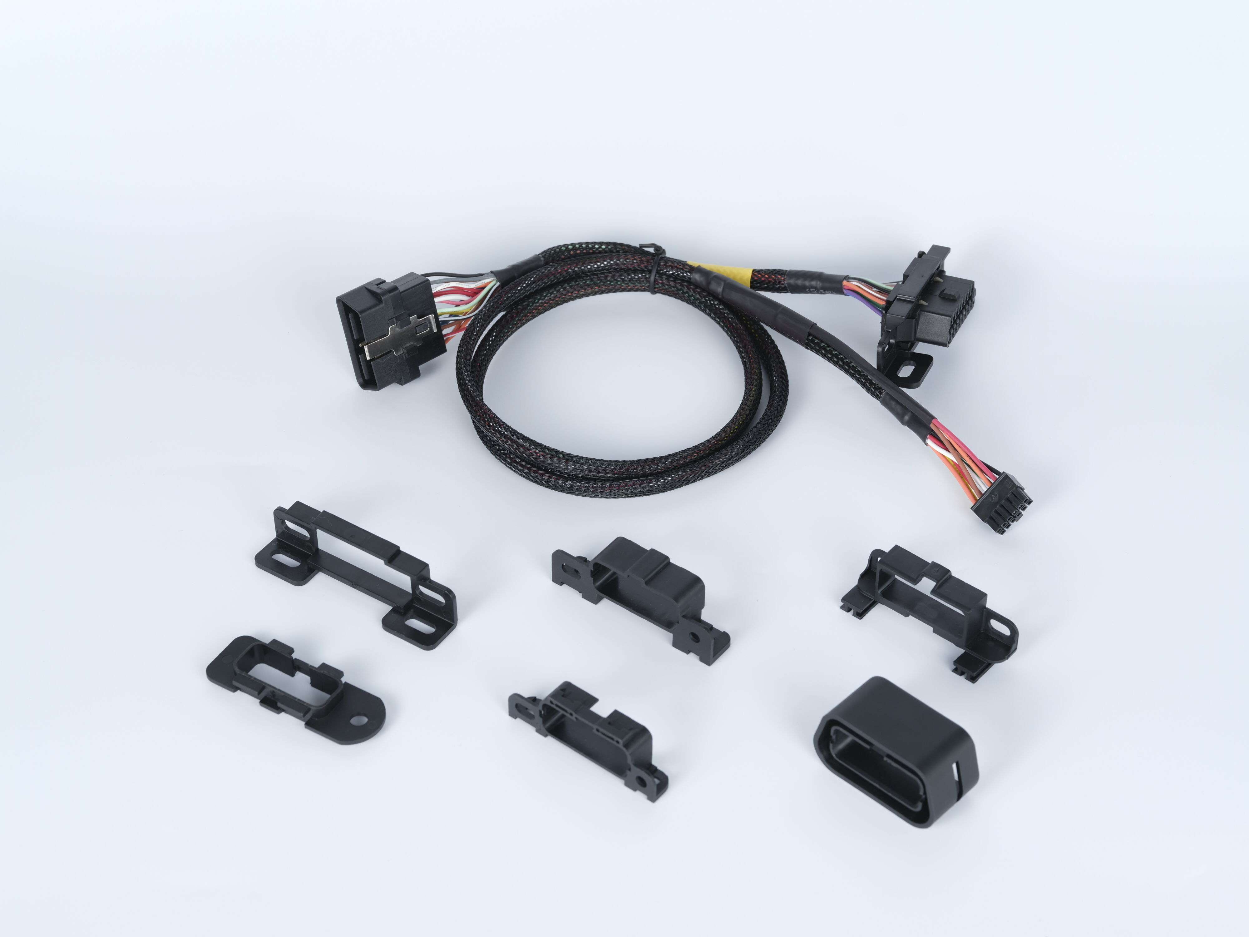 Factory Custom Black Obd2 Obdii Obd 12v 24v Connector Diagnosis Cable Y ...