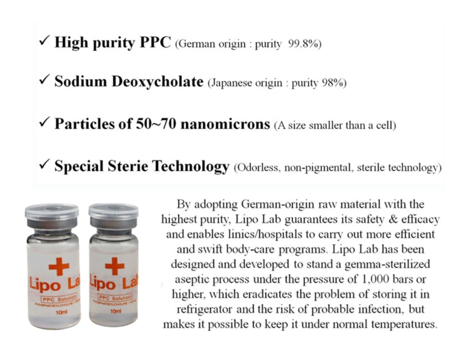 Buy Wholesale China Li Po Lab P P C Solution-fat Dissolving Essence ...