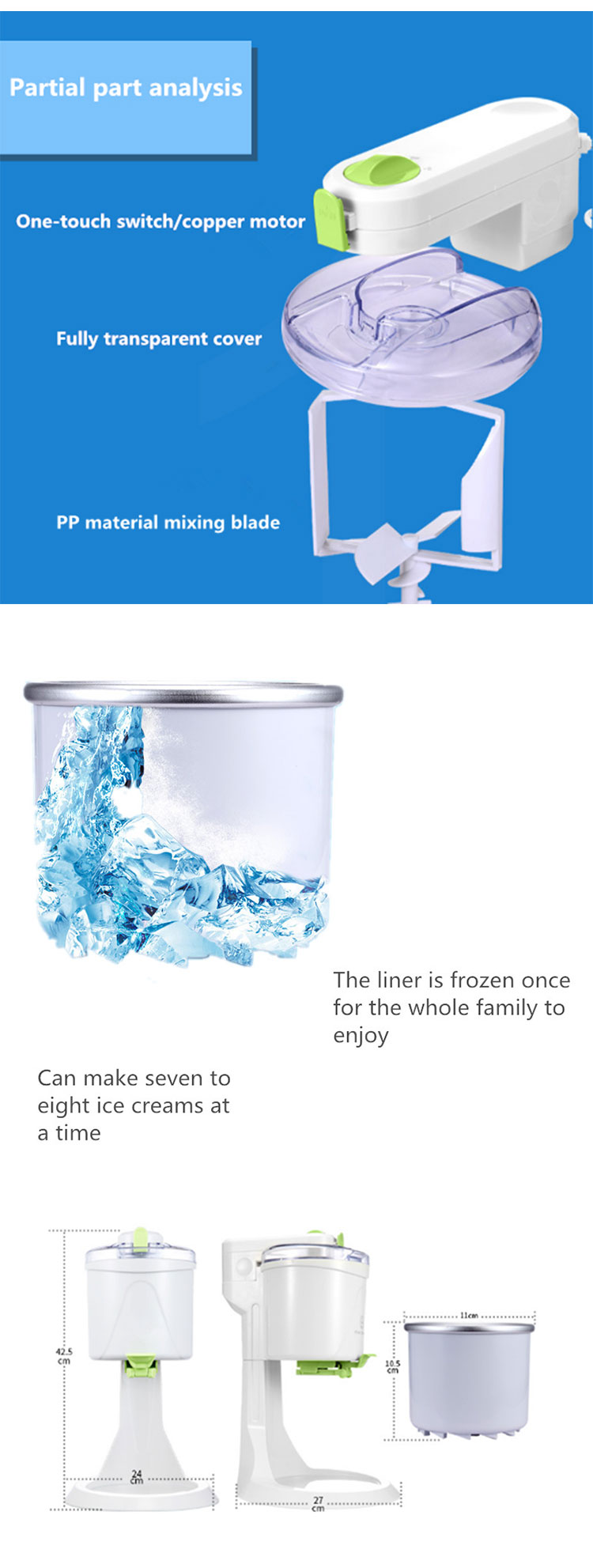 Buy Wholesale China Mini Portable Soft Ice, Cream Making Machine ...