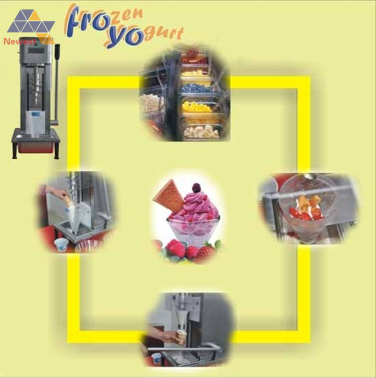 Automatic Fruit Ice Cream Blender Swirl Freeze Fruit Frozen Yogurt Ice ...