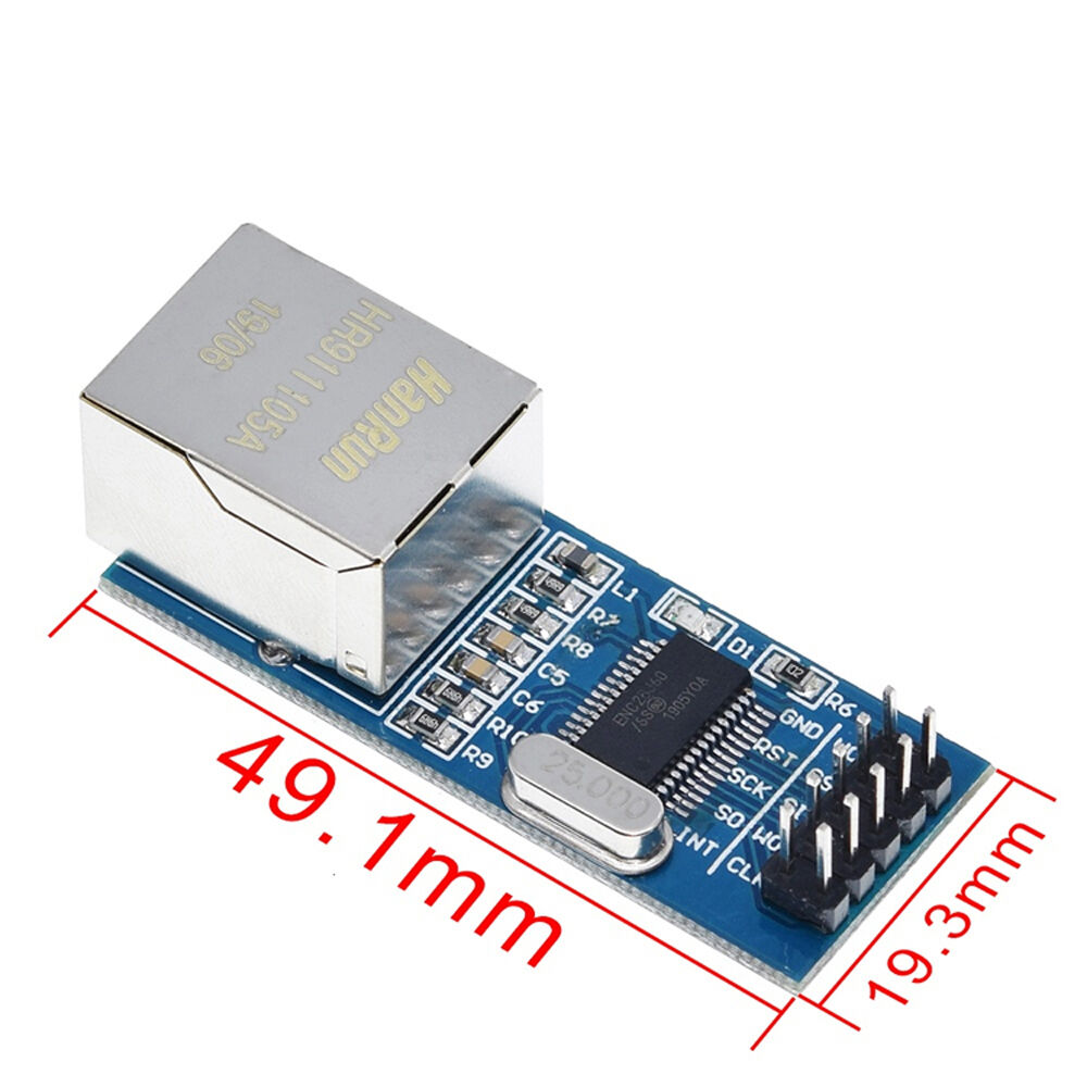 Buy Wholesale China Mini Enc28j60 Ethernet Lan Network Module For R3 51 Avr Spi Pic Stm32 Lpc ...
