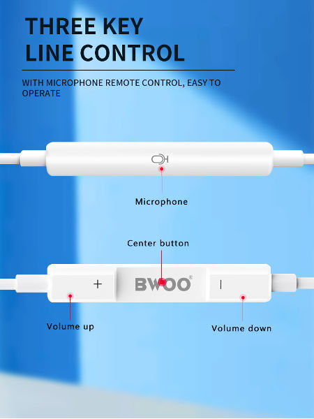 Buy Wholesale China Bwoo In-ear Earbuds Music Earphone Type C Wired ...