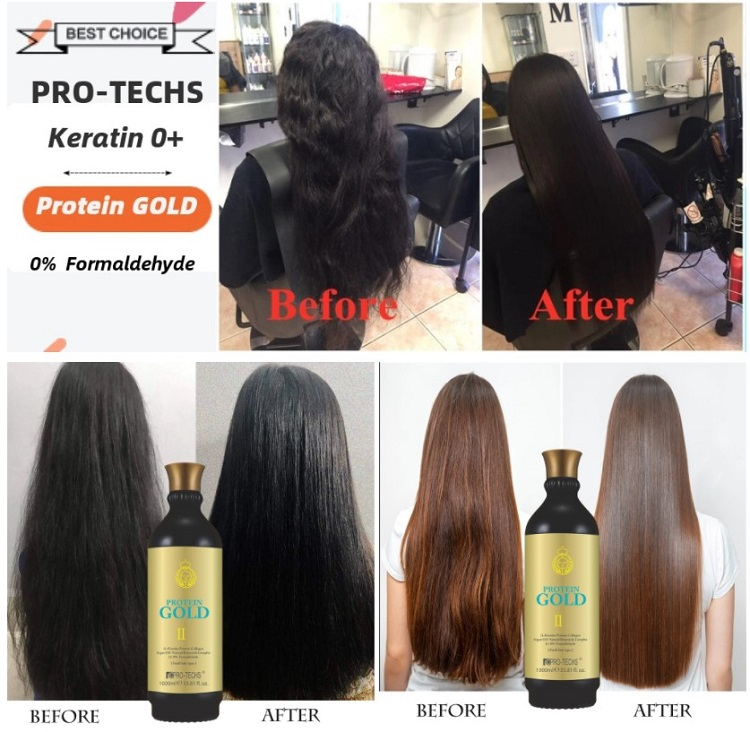 Factory Pro-techs Formaldehyde Free Keratin Gold Hair Treatment ...