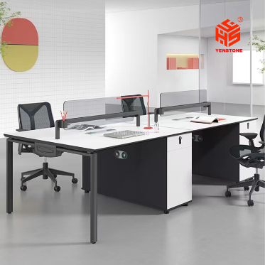 Artificial Stone Staff Zero Gravity Workstation For 4 Person Luxury ...