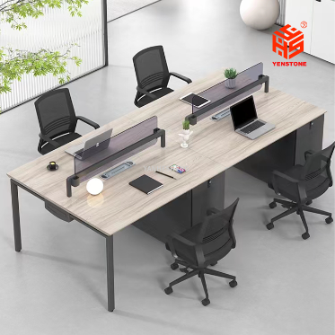 Artificial Stone Staff Zero Gravity Workstation For 4 Person Luxury ...