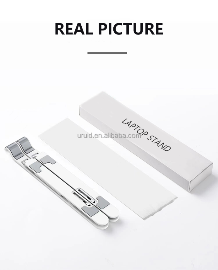 Hard Plastic Pbt Material Portable Laptop Stand Stylish Color Foldable ...