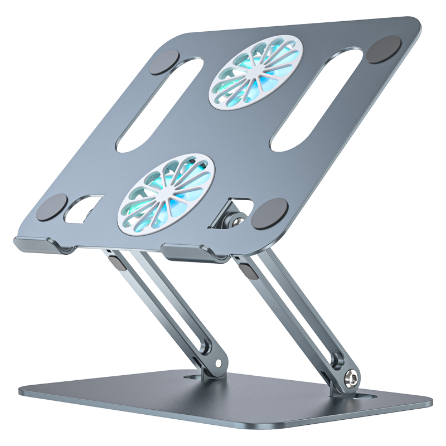 Boneruy P89f Metal Aircooled Riser Stand For Desk Foldable Laptop ...