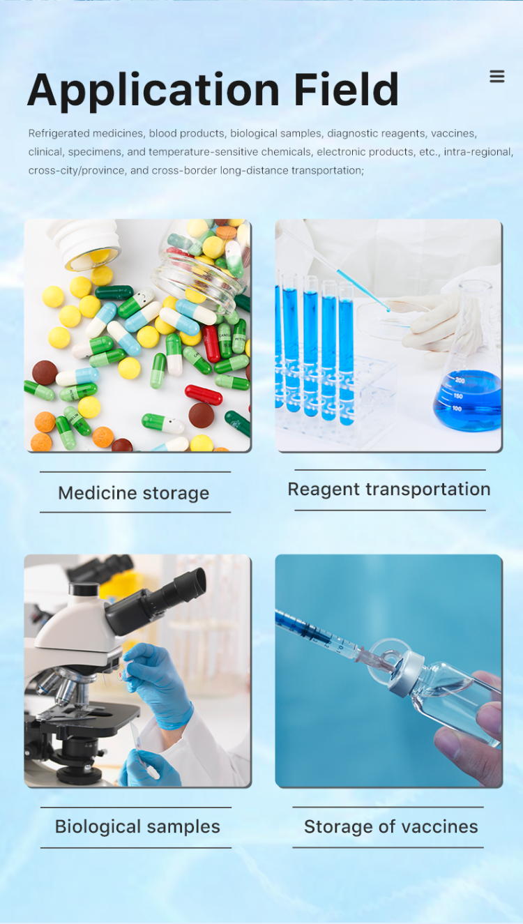 Customizable Refrigerated Box Medicine Box Transportation Medical Blood ...