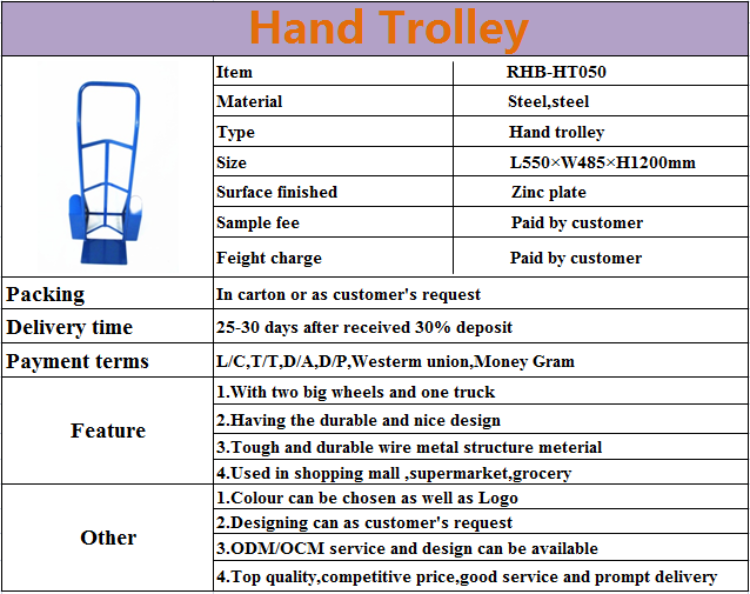 Metal Heavy Duty Hand Transport Trolley That Can Go Down The Stairs ...