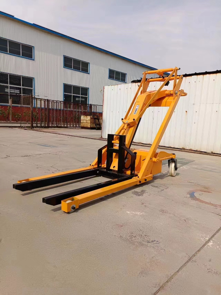 0.5 Ton Electric Telescopic Forklift 1.7m Portable Forklift Hand Manual ...