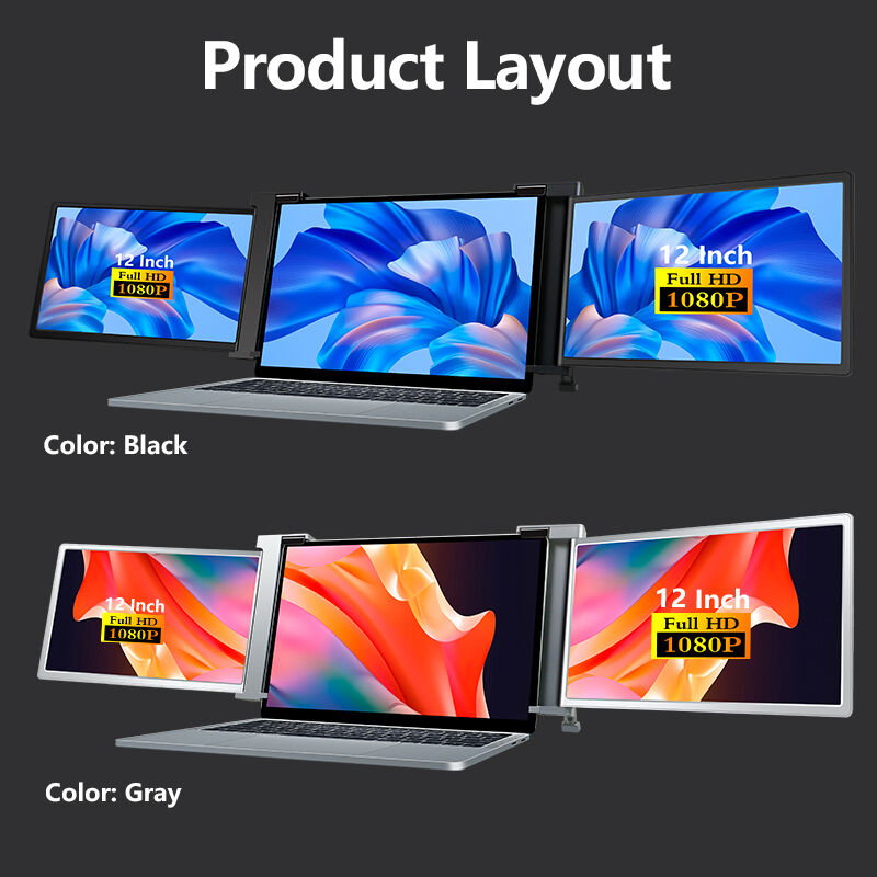 Buy Wholesale China 12'' Dual Portable Monitor For 1080p Hdr Ips Triple ...