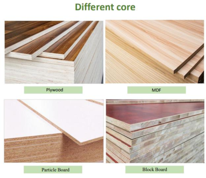 Manufacturer Wood Grain Faced Particle Board Melamine Coated Chipboard ...