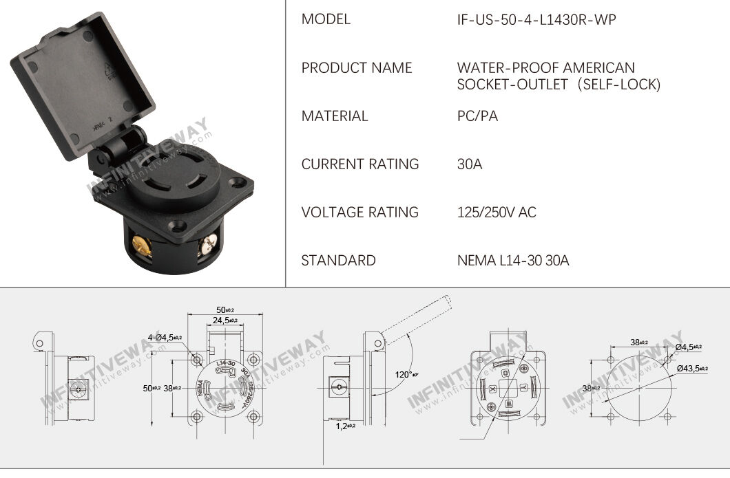 Buy Wholesale China Us Standard Us Gauge Anti-trip Pendant Nema L14-30 ...