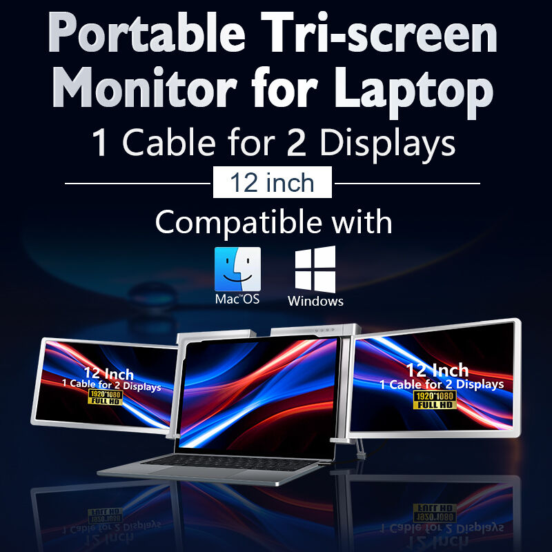 Buy Wholesale China Laptop Monitor Dual Screen Extender 12 Inch Fhd ...