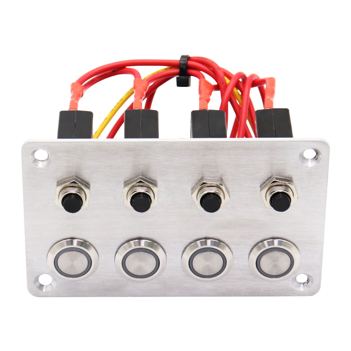 Buy Wholesale China Dc 12v 16a 4 Gang High Current Stainless Steel ...