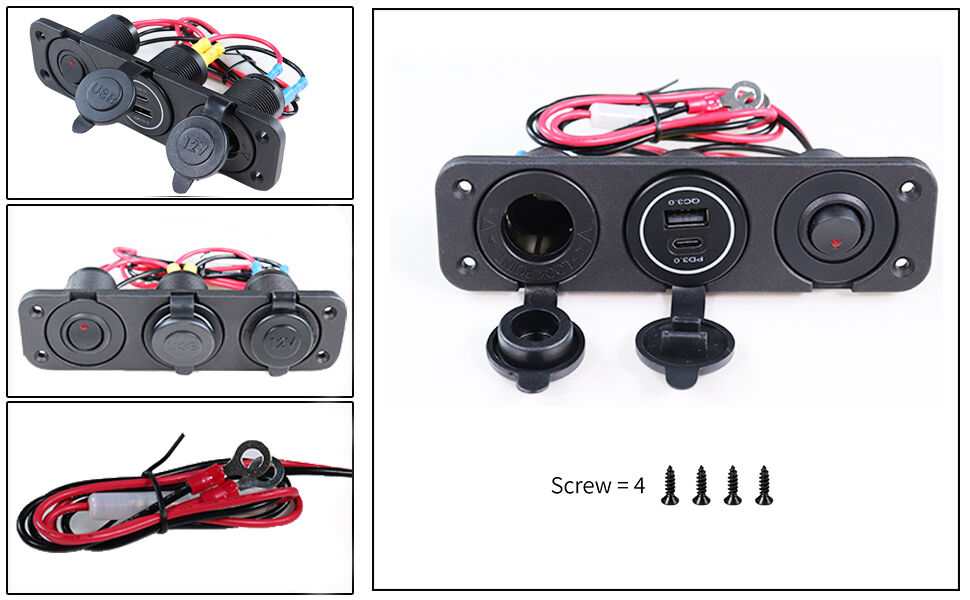 Buy Wholesale China Damavo 12 Volt Light Socket Waterproof 12v Usb ...