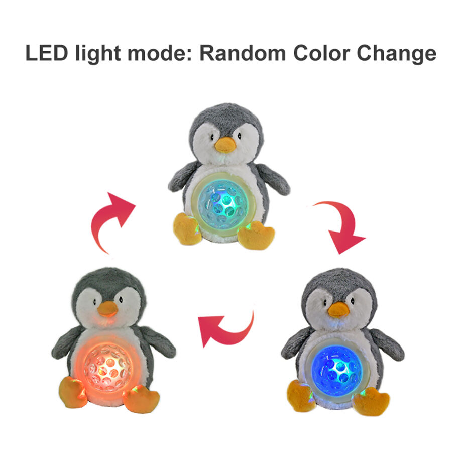 Oem Odm Penguin Stuffed Animals Baby Night Light Plush Toy $5.59 ...