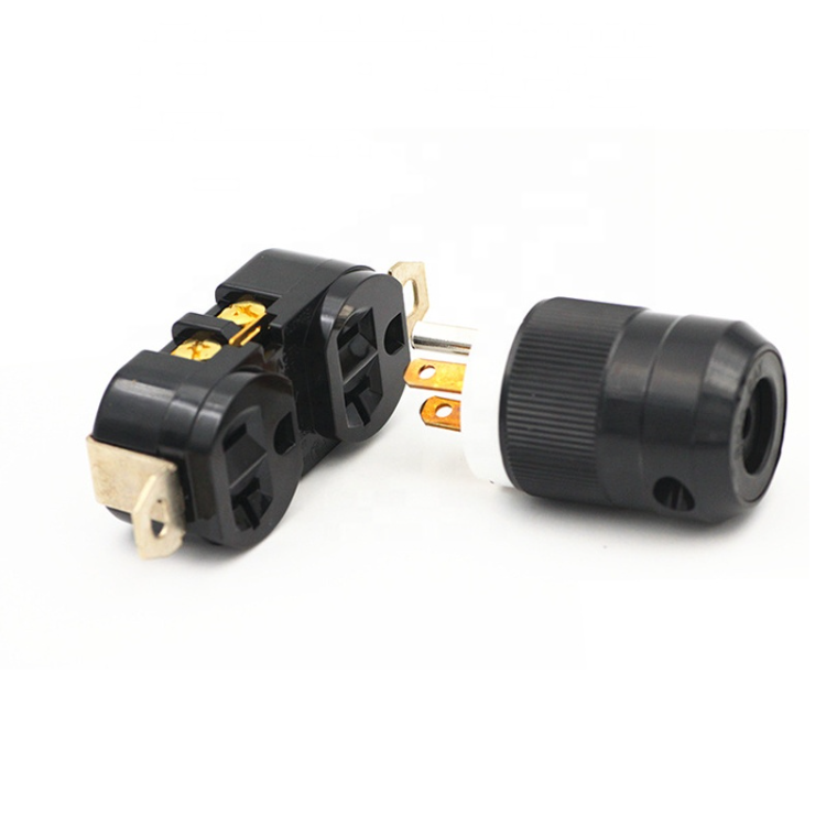 15a Generator Plug Twist Lock 125/250v Nema 5-15p 3 Pin Male Plug ...