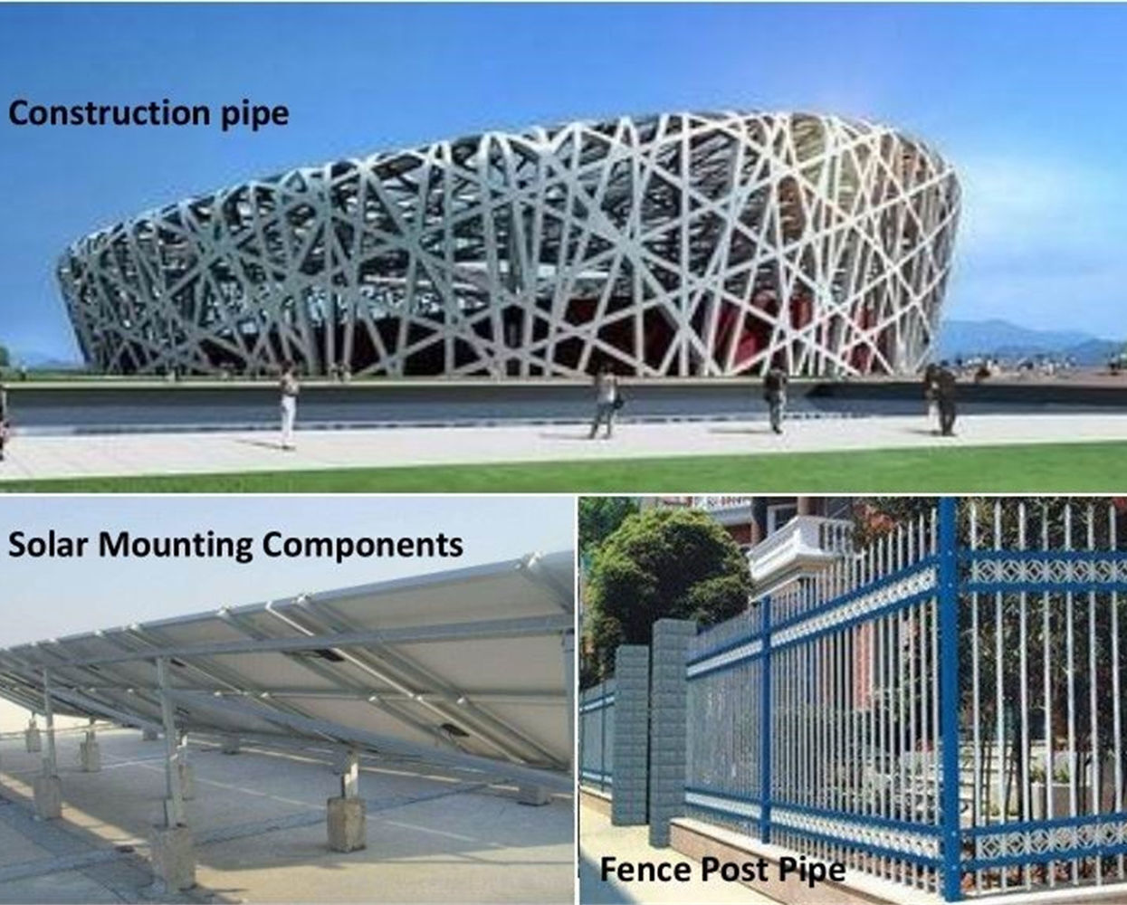 100mm Galvanised Steel Box Section Hollow Structural Steel Tube - China ...