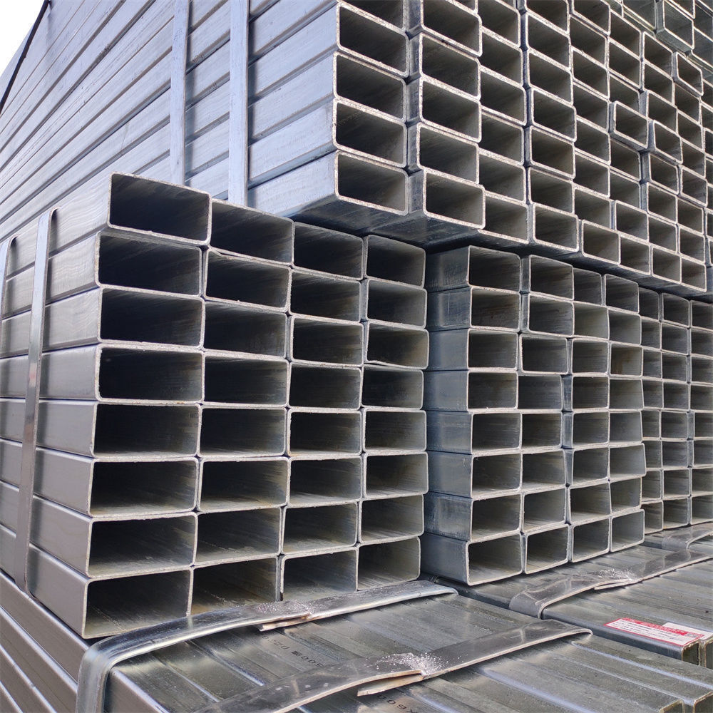 100mm Galvanised Steel Box Section Hollow Structural Steel Tube - China ...