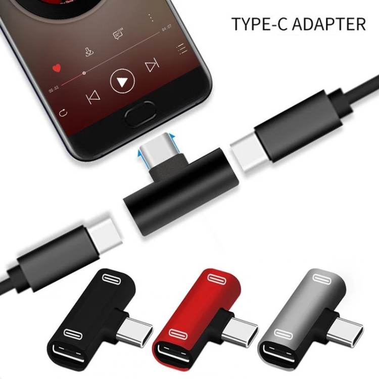 Factory Wholesale 2 In 1 Type C Splitter Headphone Adapter Usb C Audio ...