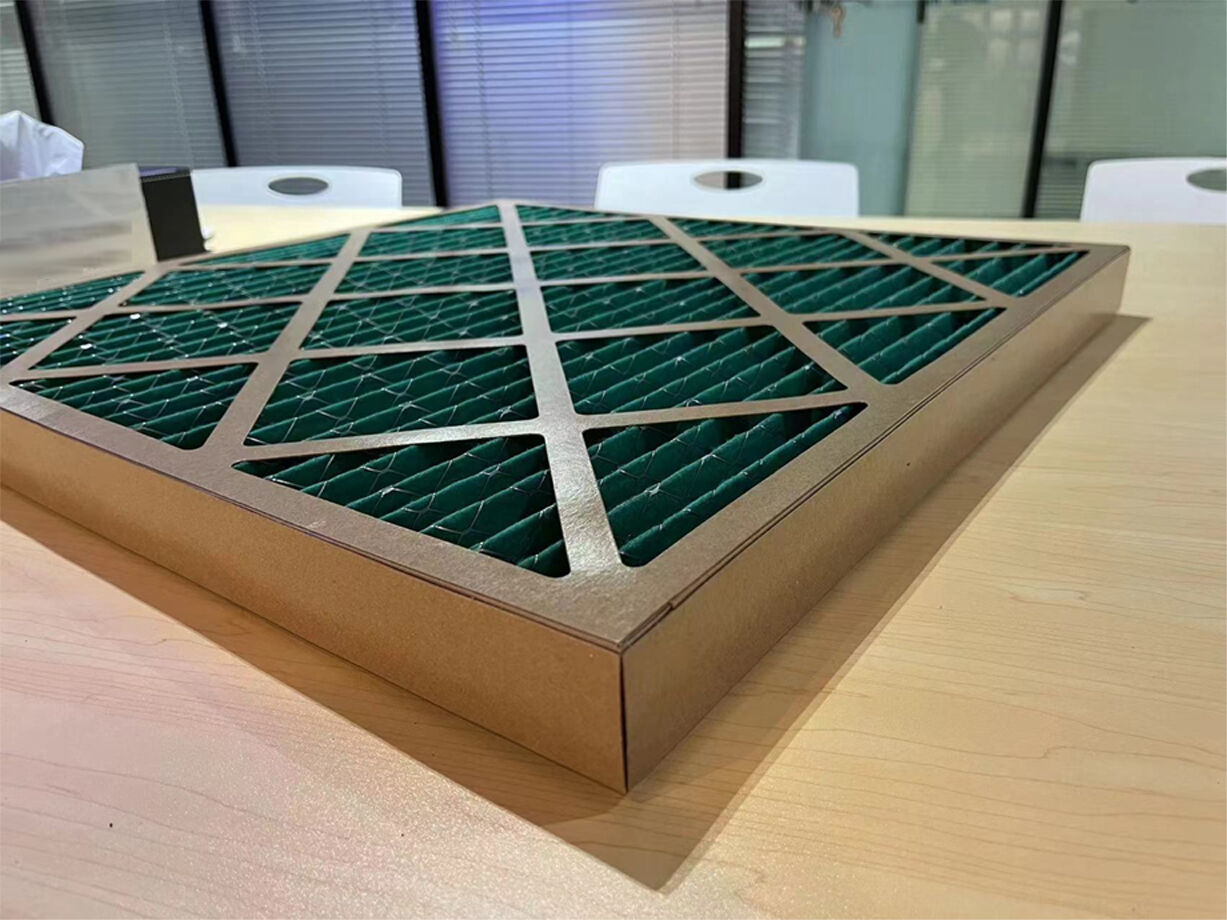 Buy Wholesale China Wholesale Cardboard Frame Air Filter Hvac Pleated ...