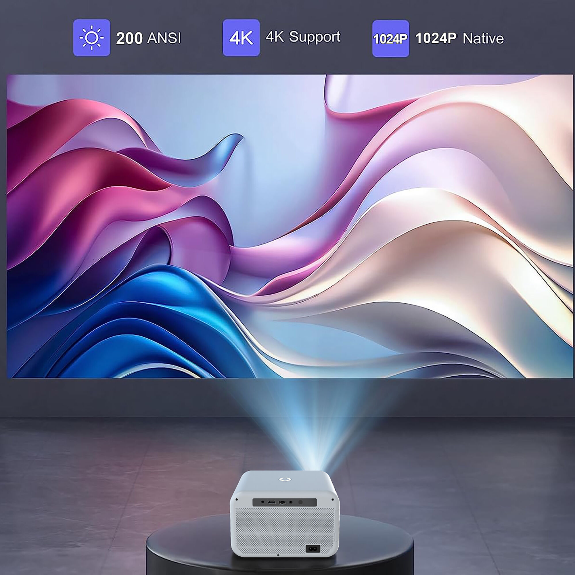 Buy Wholesale China 2023 Factory Outdoor Led 4k 1080p Tv Lumens Mini ...