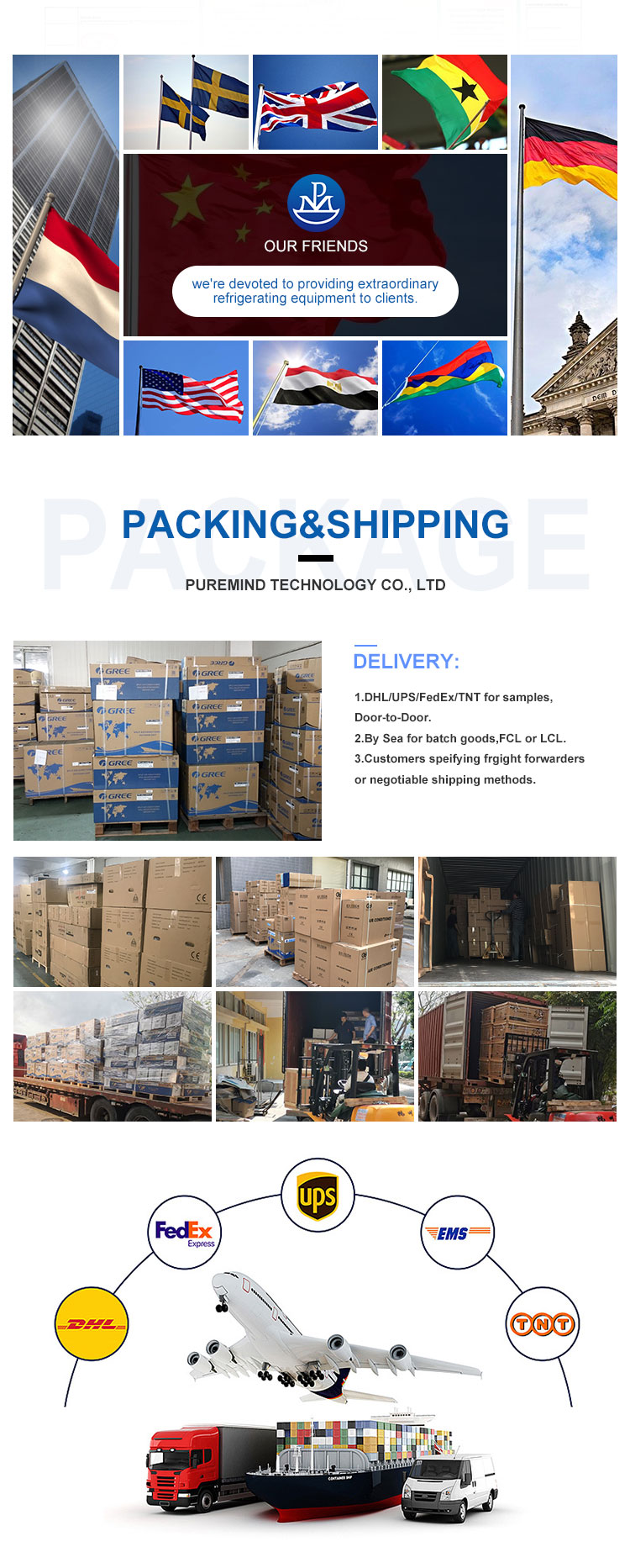 Gree R290 Split Air To Water Heat Pump Dc Inverter Air Source Heating ...