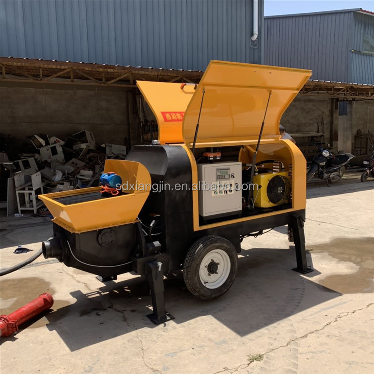 High Quality Small Cement Pump Concrete Pump Made In China Exports To ...