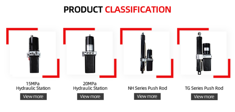 18000n 300w 200mm Stroke Electro Hydraulic Linear Actuator For Farmer ...