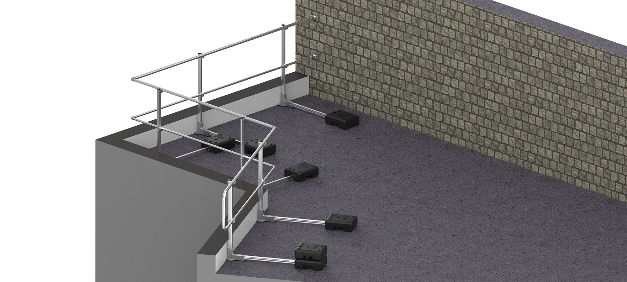 Buy Wholesale China Wholesale Rooftop Guard Rail System For Temporary ...